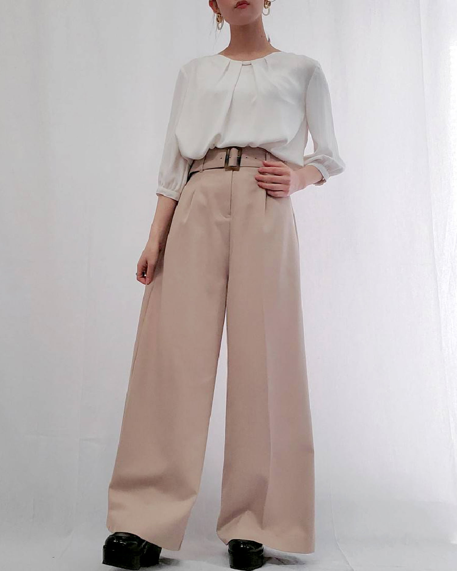 共ベルト付ワイド/パンツ|INGNI(イング) 公式通販|INGNI STORE 共ベルト付ワイド/パンツ|INGNI(イング) 公式通販|INGNI STORE